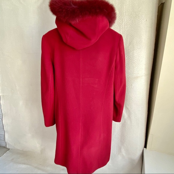 Vintage | Jackets & Coats | Vintage Ml Eskimo Coat Red Hood Real Fox ...